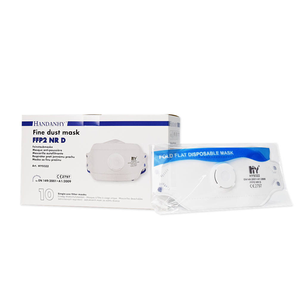 HY9322 FFP2 Respirator NR Valved (Box of 10) | Handanhy